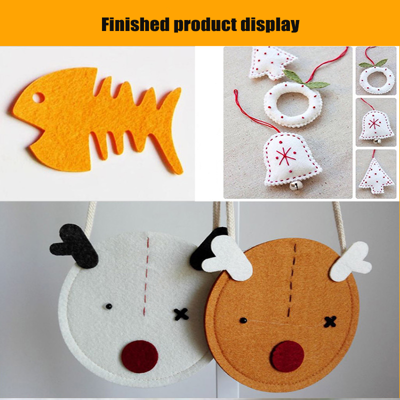 1mm 10x10cm High Density Felt Fabric Diy Patch Sewing Handicraft ...