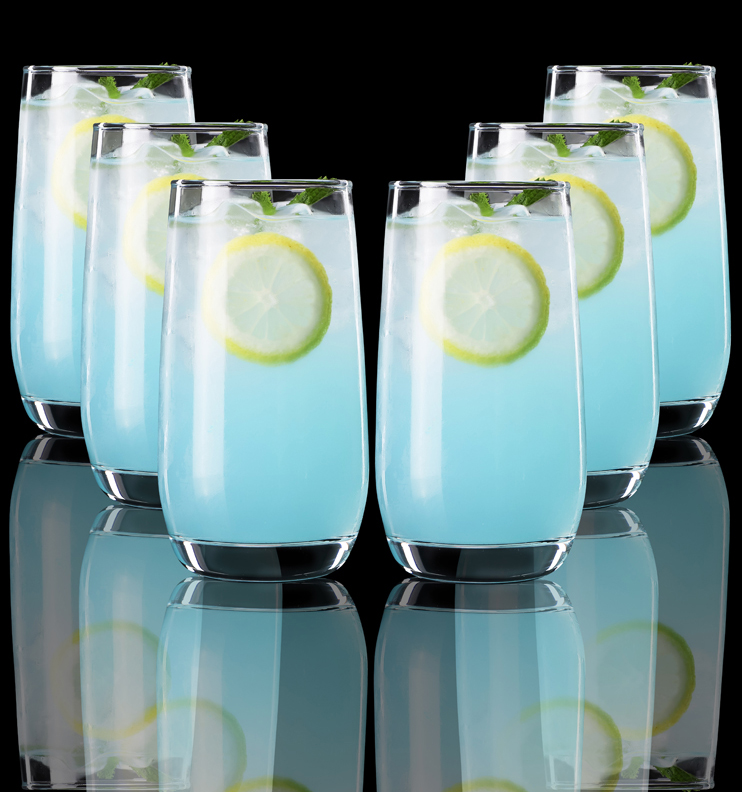 Deli Delisoga Glassware Drinking Set 6PCS Transparent glass 360mL (6pcs ...