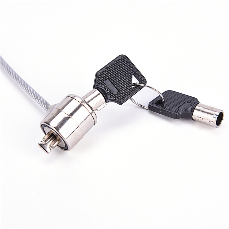 Office Notebook Laptop PC Computer Desk Key Security Lock Chain Cable ...