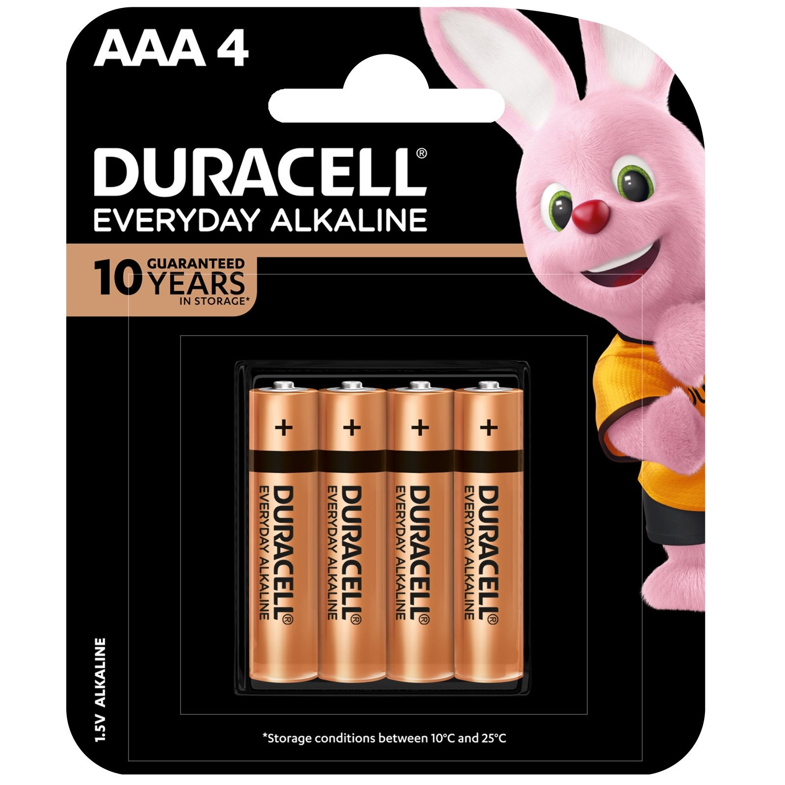 Duracell AAA (4 pc) Battery Everyday Alkaline Batteries Duracell AAA ...