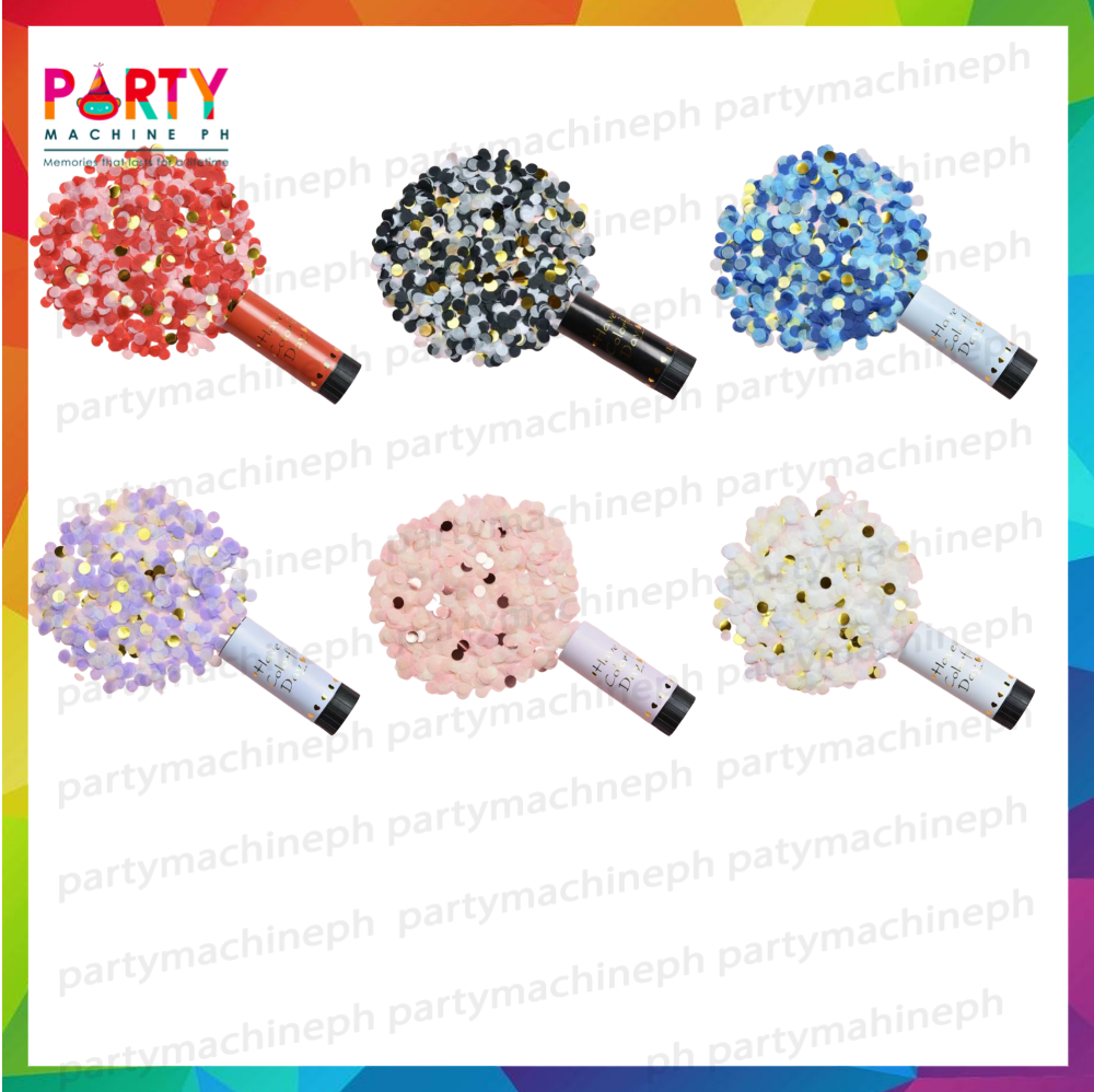 Colored Poppers with confetti and foil | Lazada PH