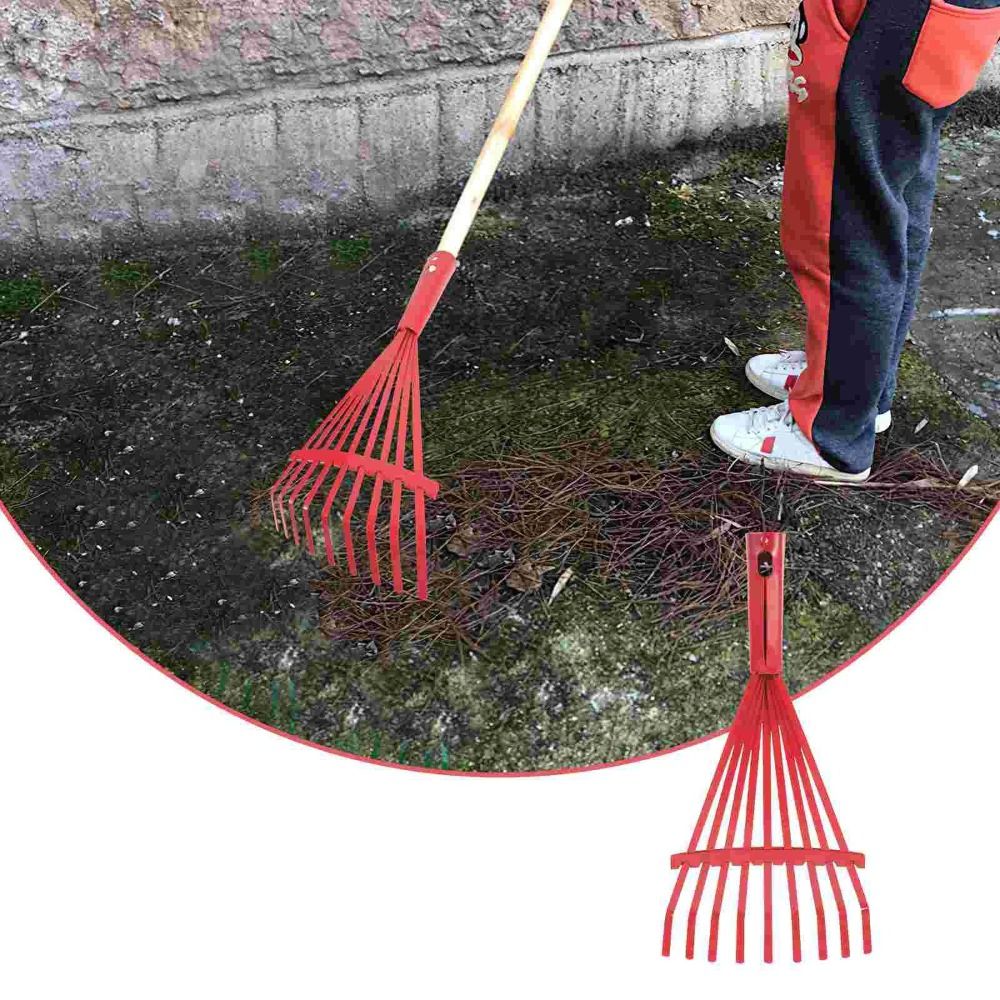 Metal Rake Multi Functional High-carbon Steel Rake Durable Convenient ...