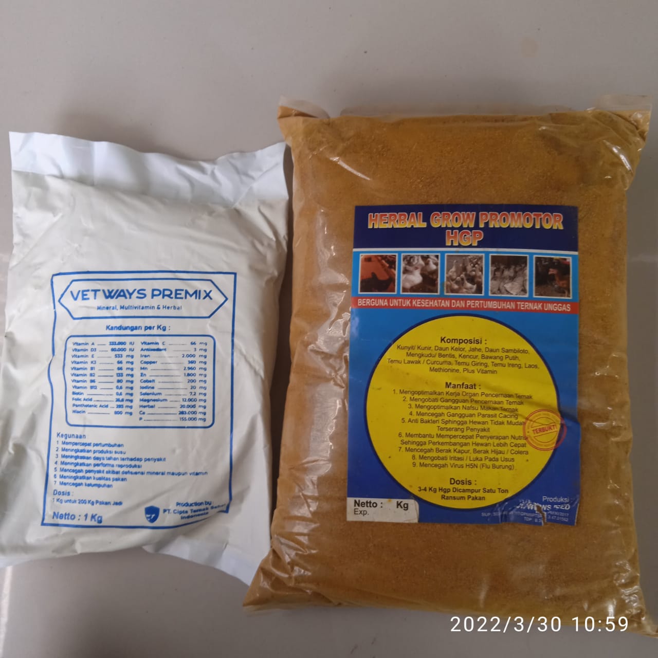 PAKET 1KG VETWAYS PREMIX Mineral Premix Multivitamin Penggemuk Sapi ...