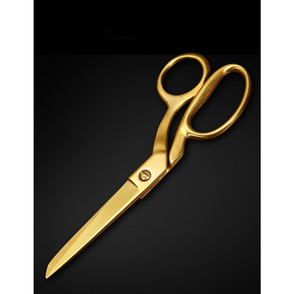 กรรไกรทอง 9 นิ้วเปิดกรรไกรตัดริบบิ้น กรรไกรทองมูลค่าสูง กรรไกรตัดเสื้อ | Lazada.co.th
