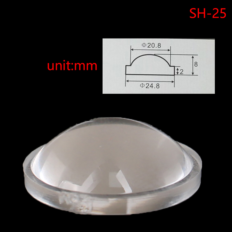 1Pc PMMA Plano convex Acrylic Transparent condenser Lens for Zoom LED ...