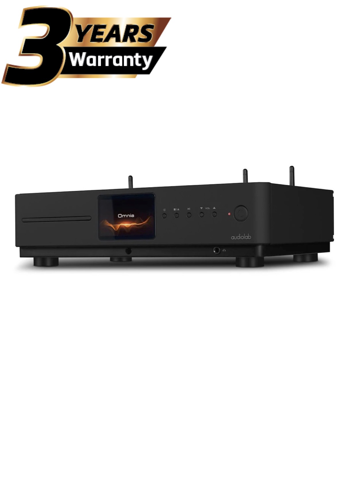 AUDIOLAB OMNIA (BLACK), ALL-IN-ONE CD PLAYER AMPLIFIER 3 YEARS WARRANTY ...