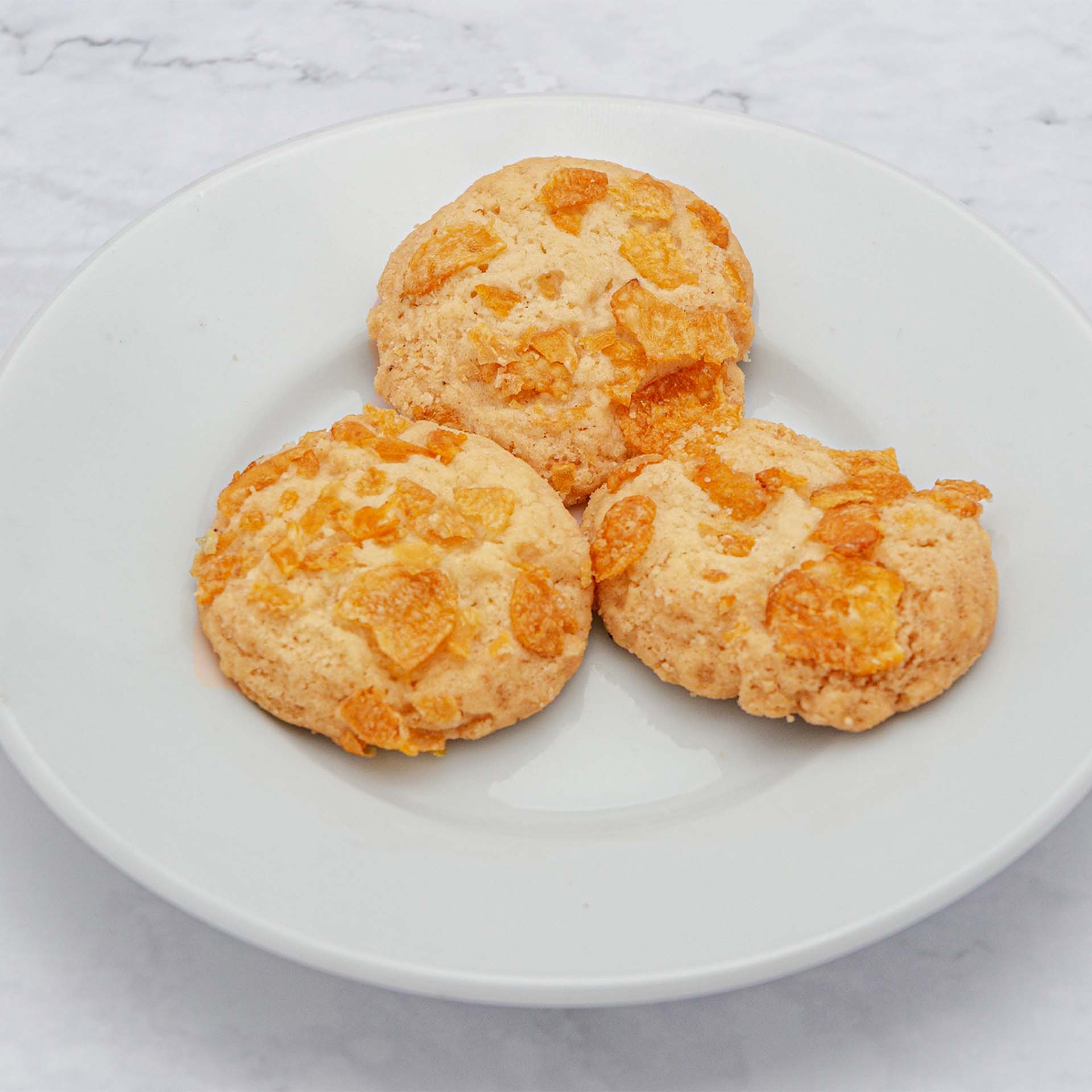 Lapisan Premium Eggless Cornflakes Cookies 280g / Coffee Cornflakes ...
