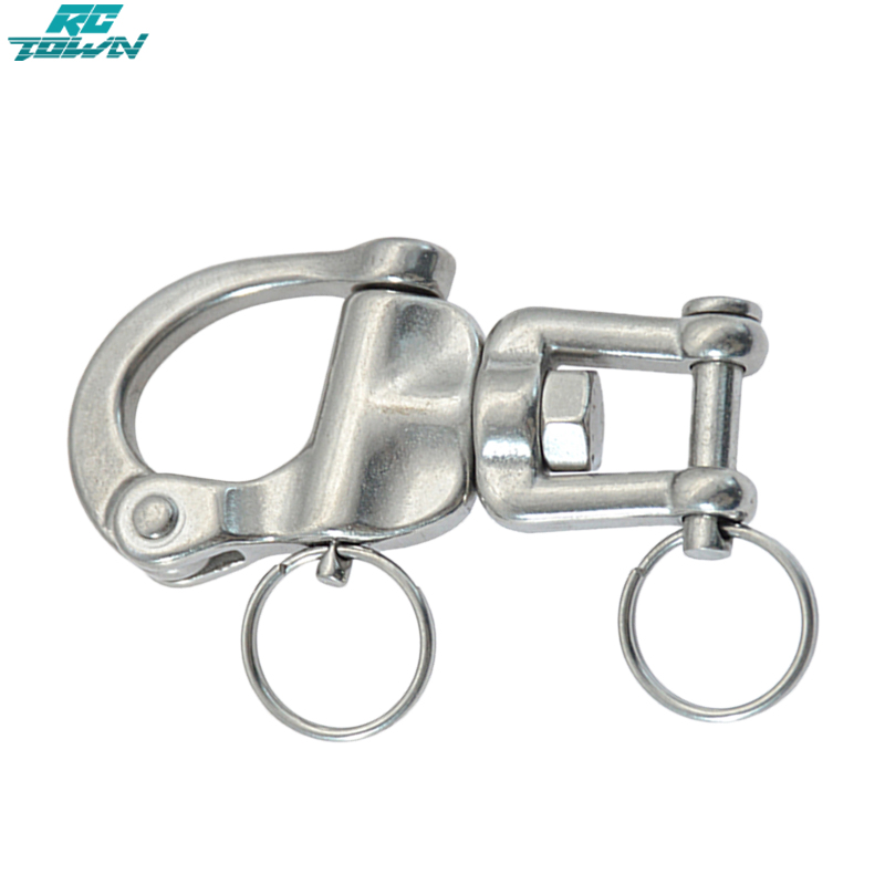 70mm Swivel Shackle 360 Degrees Rotatable 316 Stainless Steel Quick ...
