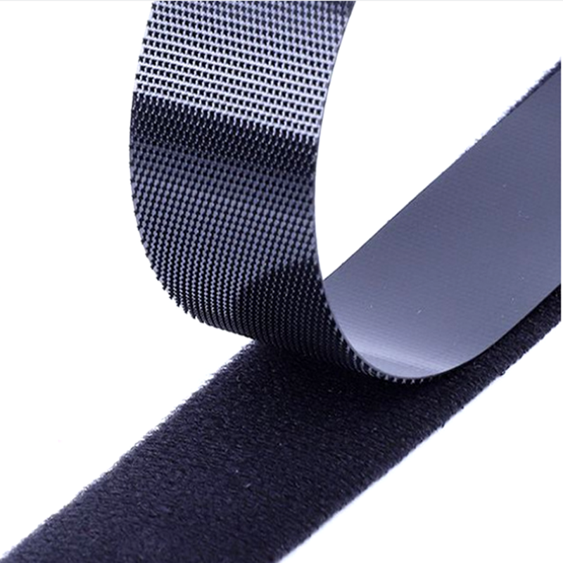 1 20mm Thin Hook Black White Transparent Fastener Tape Hook And Loop ...