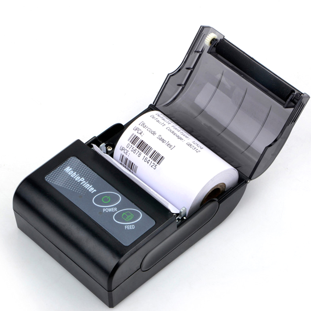 【Too much love!】58mm mini bluetooth ticket wireless thermal printer ...