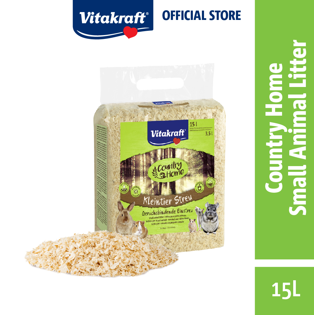 Vitakraft Country Home Small Animal Litter 15L & 60L, For Hamsters ...