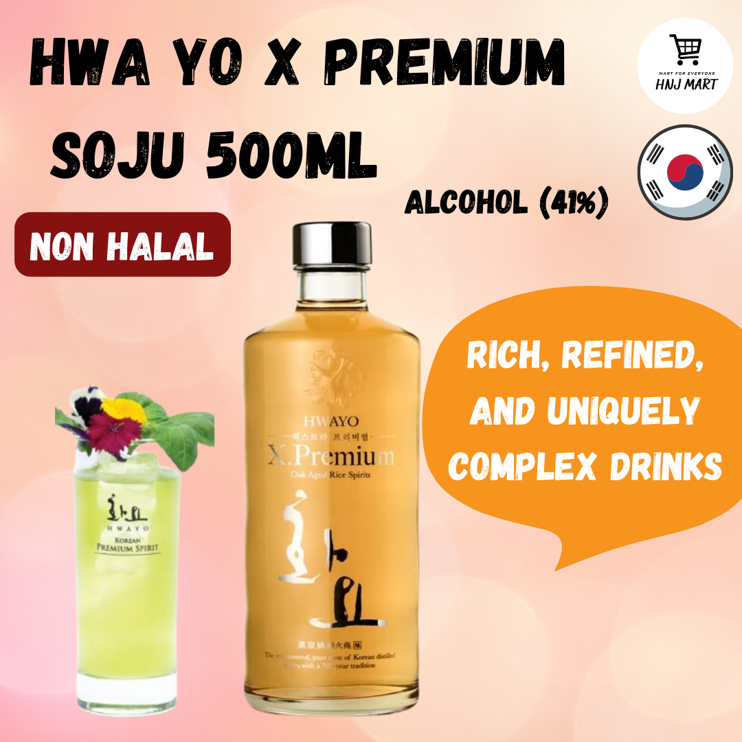 HWA YO X PREMIUM SOJU 500ML (41%) | Lazada