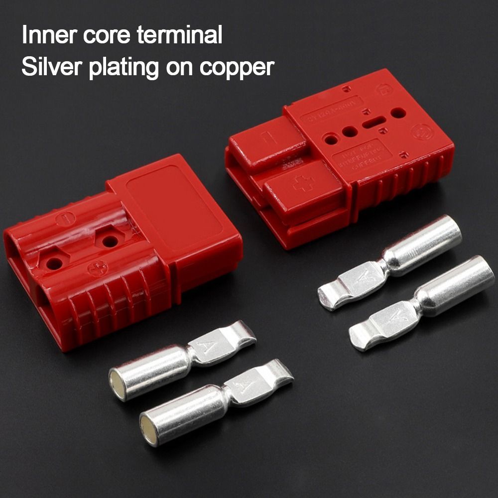 600v 50 Amp Plug Cable Terminal Power Connector Pins Lugs Copper For ...