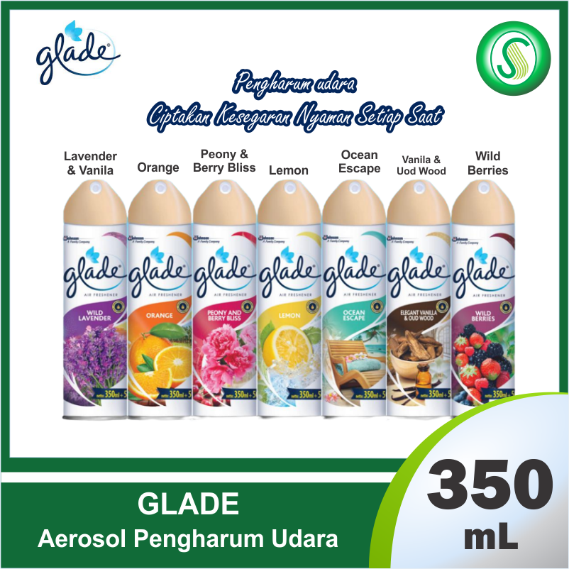 PENGHARUM RUANGAN GLADE AEROSOL 350ML - Glade Pengharum Udara | Lazada Indonesia