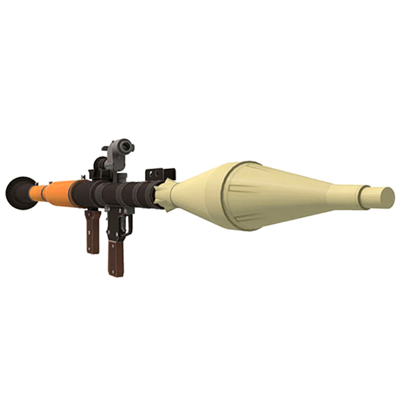 YUAN xuhaiy 1/1 Scale RPG-7 Rocket Bazooka Launcher 3D Paper Craft ...