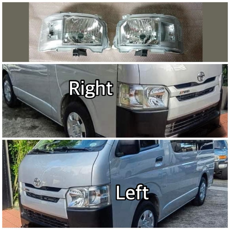 Toyota Hiace Decontent Cargo 2019 - 2024 Head Light Assembly | Lazada PH