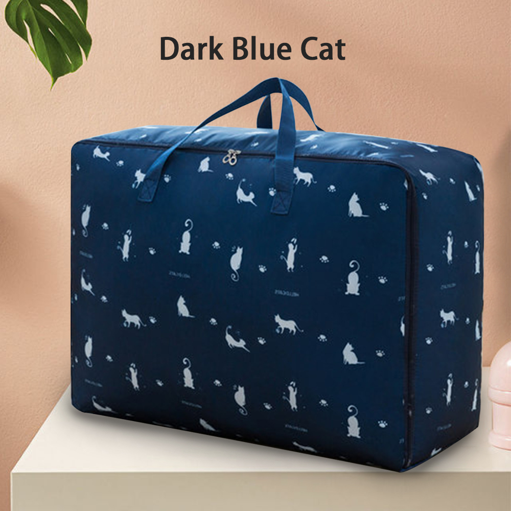 Foldable Luggage Bag Unisex Oxford Foldable Large Capacity Luggage Bag ...