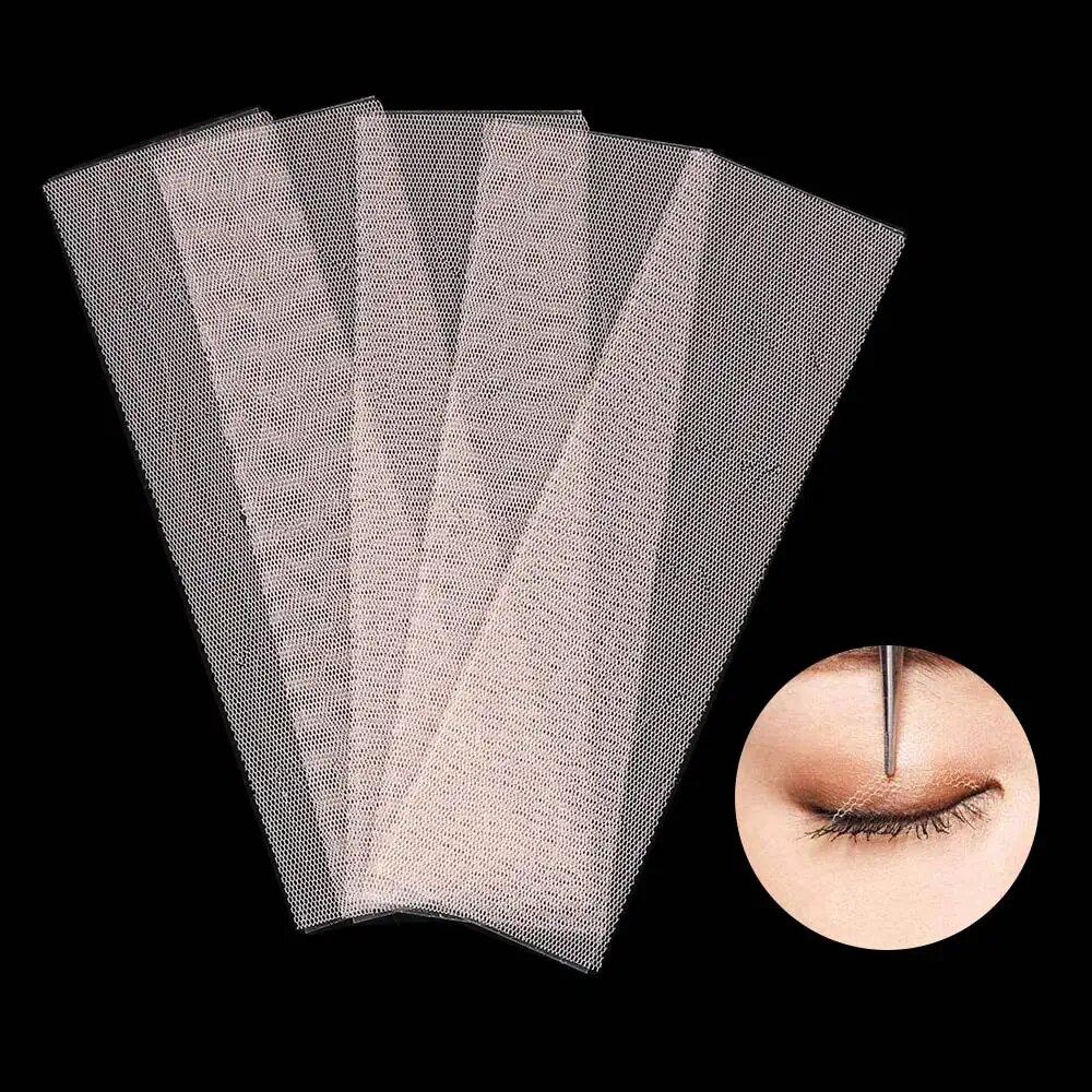 120pcs/Packs Gauze Mesh Lace Stick Stealth Double-fold Eyelid Sticker ...