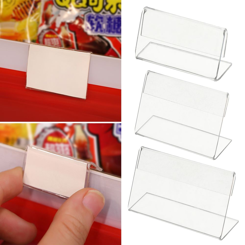 Plastic Supermarket Mall Retail Store Shelf Label Holder Acrylic Sign ...