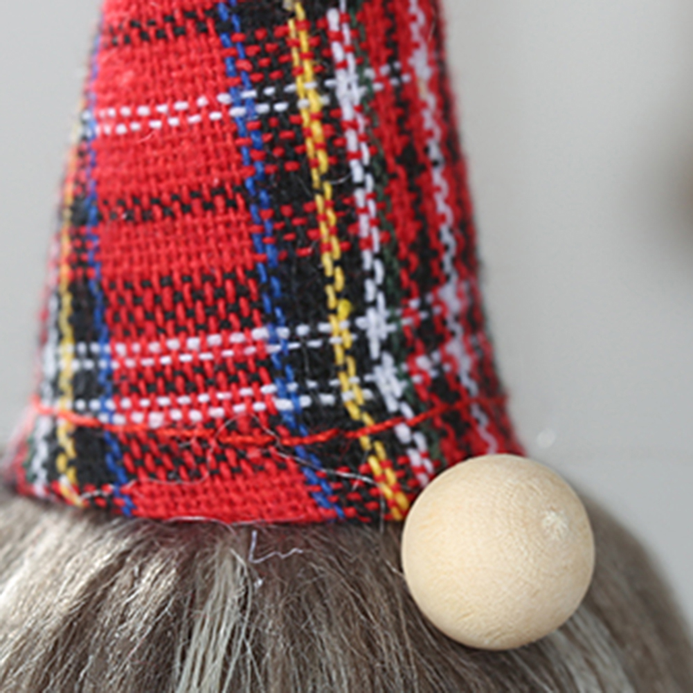 HONGXIA คริสต์มาสหมวกยาว Gnome ตุ๊กตาจี้ประตูผนังต้นไม้บ้านเที่ยวงาน ...