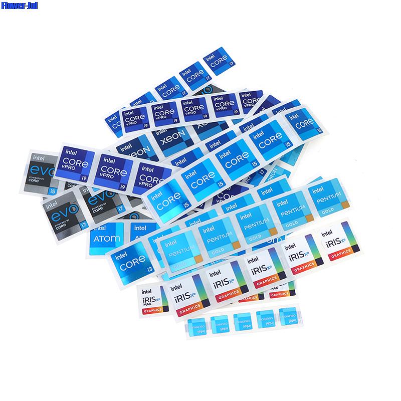 【The Quiet Page】5pcs Diy Sticker Nine And Ten Generation Cpu 10 I3 I5 ...