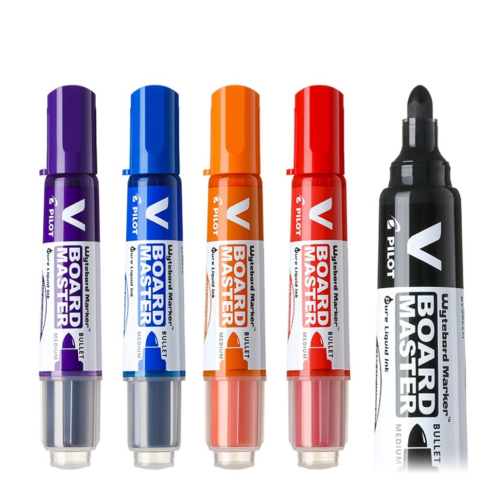 【The Quiet Page】6 Color Pilot Whiteboard Markers Pen 2.3mm Refillable ...
