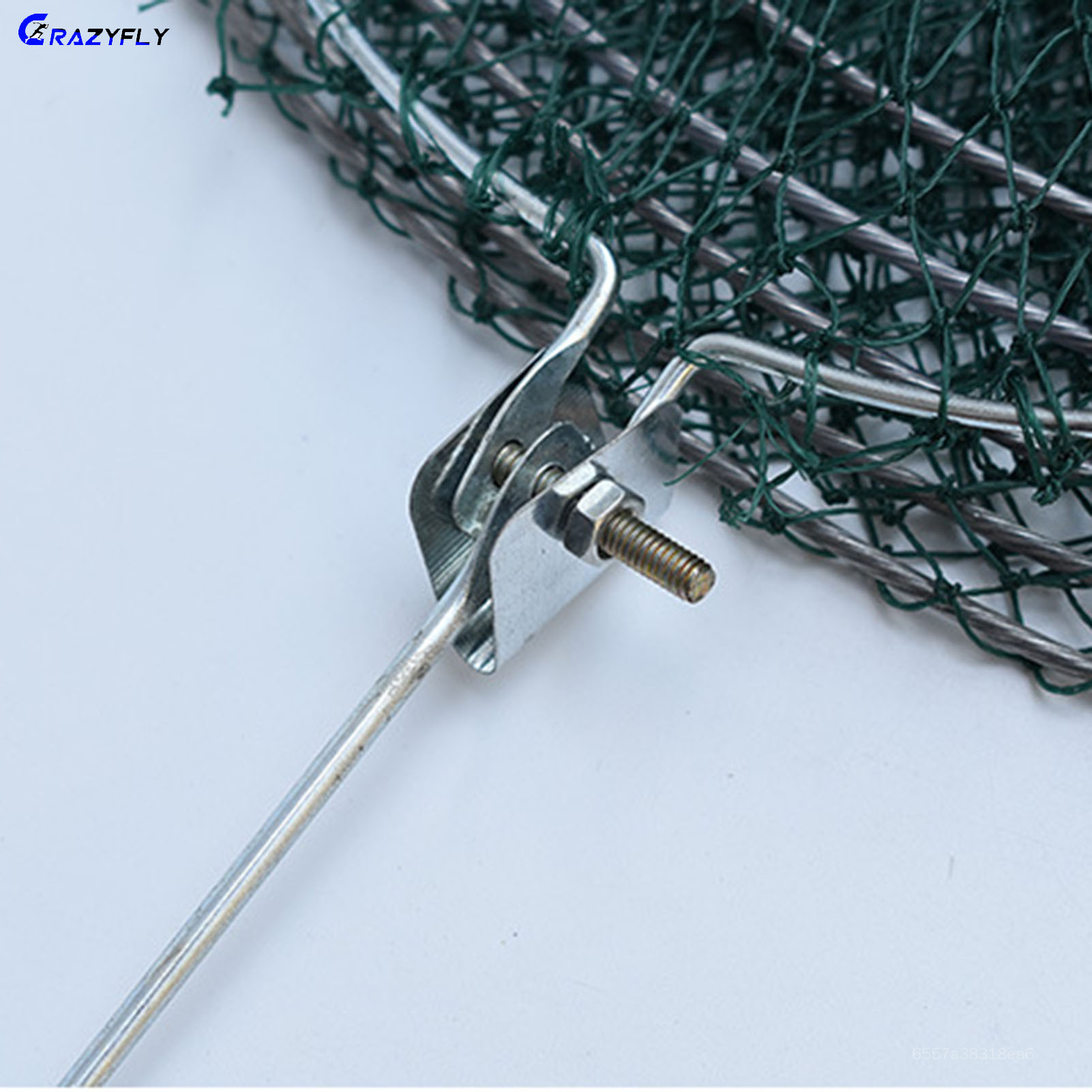 Crazyfly Nylon Soft Steel Wire Foldable Fishing Net Portable Fishing ...