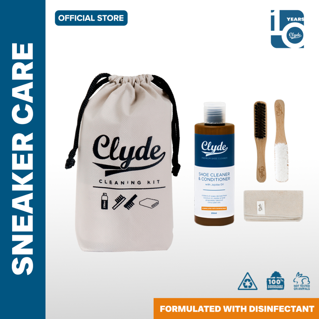 Clyde Shoe Cleaner Kit with Disinfectant | Lazada PH