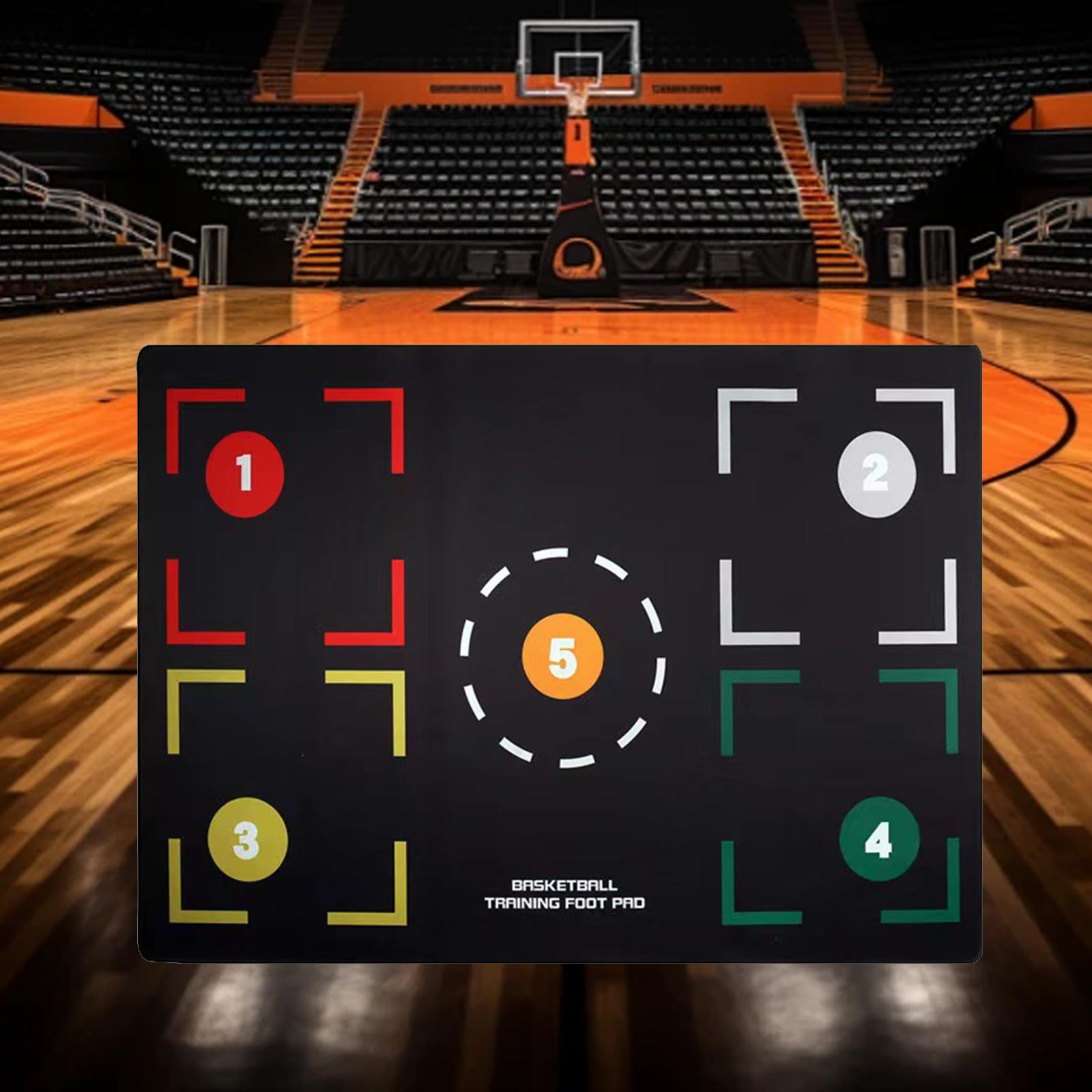 TOOYFUL Basketball Footstep Training Mat Accessories Exercise Cushion ...