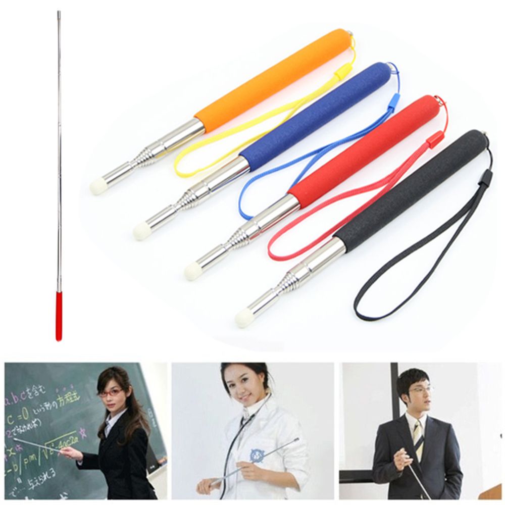 Durable Stainless Steel Telescopic Retractable Extendable Pointer Pen ...