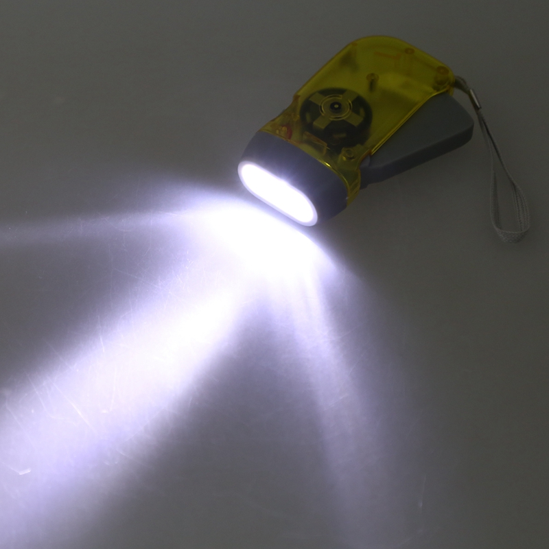 3 LED Dynamo Wind Up Flashlight Hand Press Crank Camping | Lazada PH