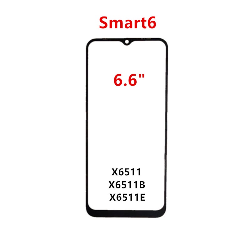 Front Glass Screen For Infinix Smart 6 X6511 X6411B 4 X653 4C 5 X657 ...