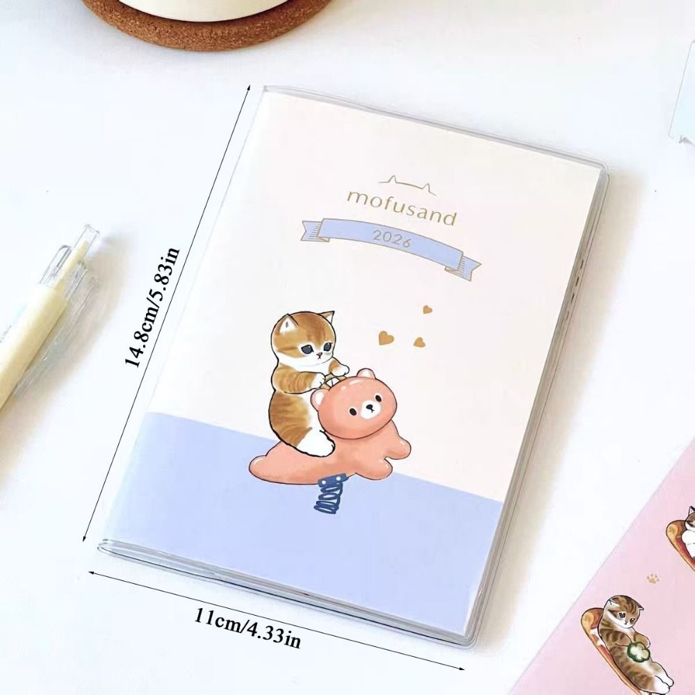 Cartoon Cute Kitten 2026 Planner with Calendar To Do List Student ...
