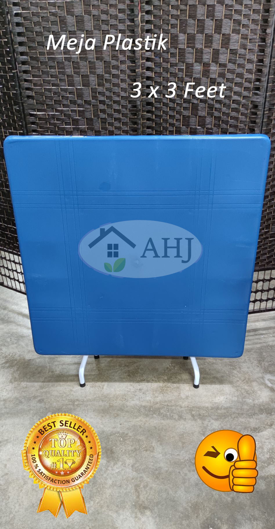 Plastic table / Meja Pasar Malam / Foldable Plastic Dining Table Meja ...