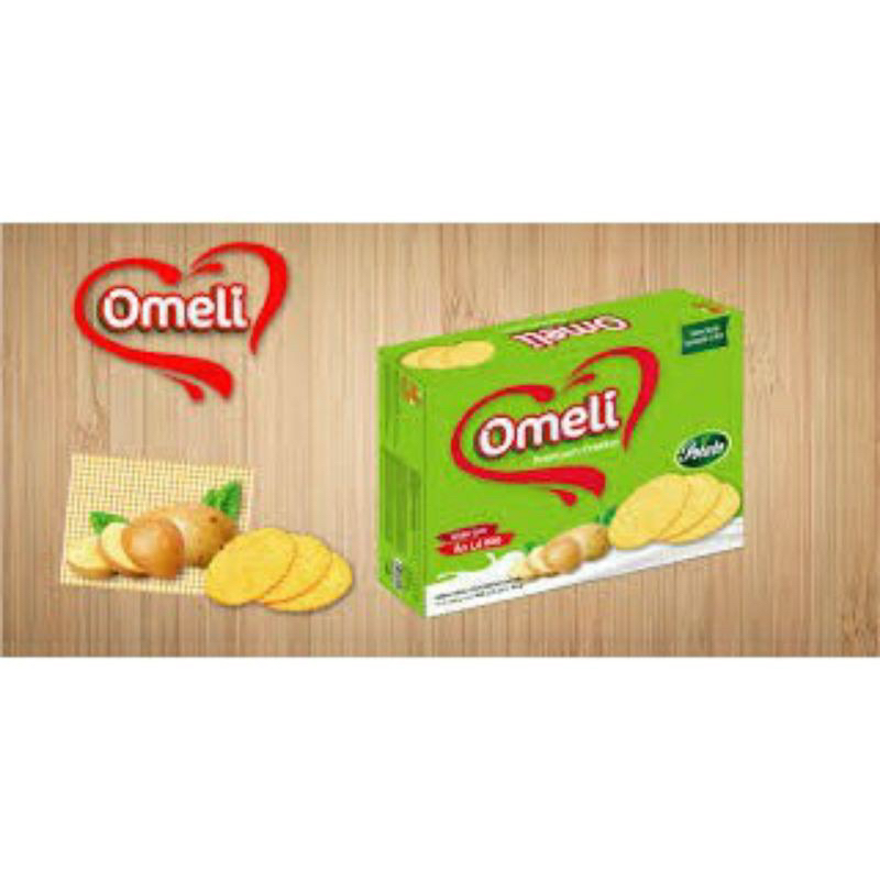 Bánh Omeli Cracker Hộp 288G-400G Khoai Tây/Vừng dừa/Gấc | Lazada.vn