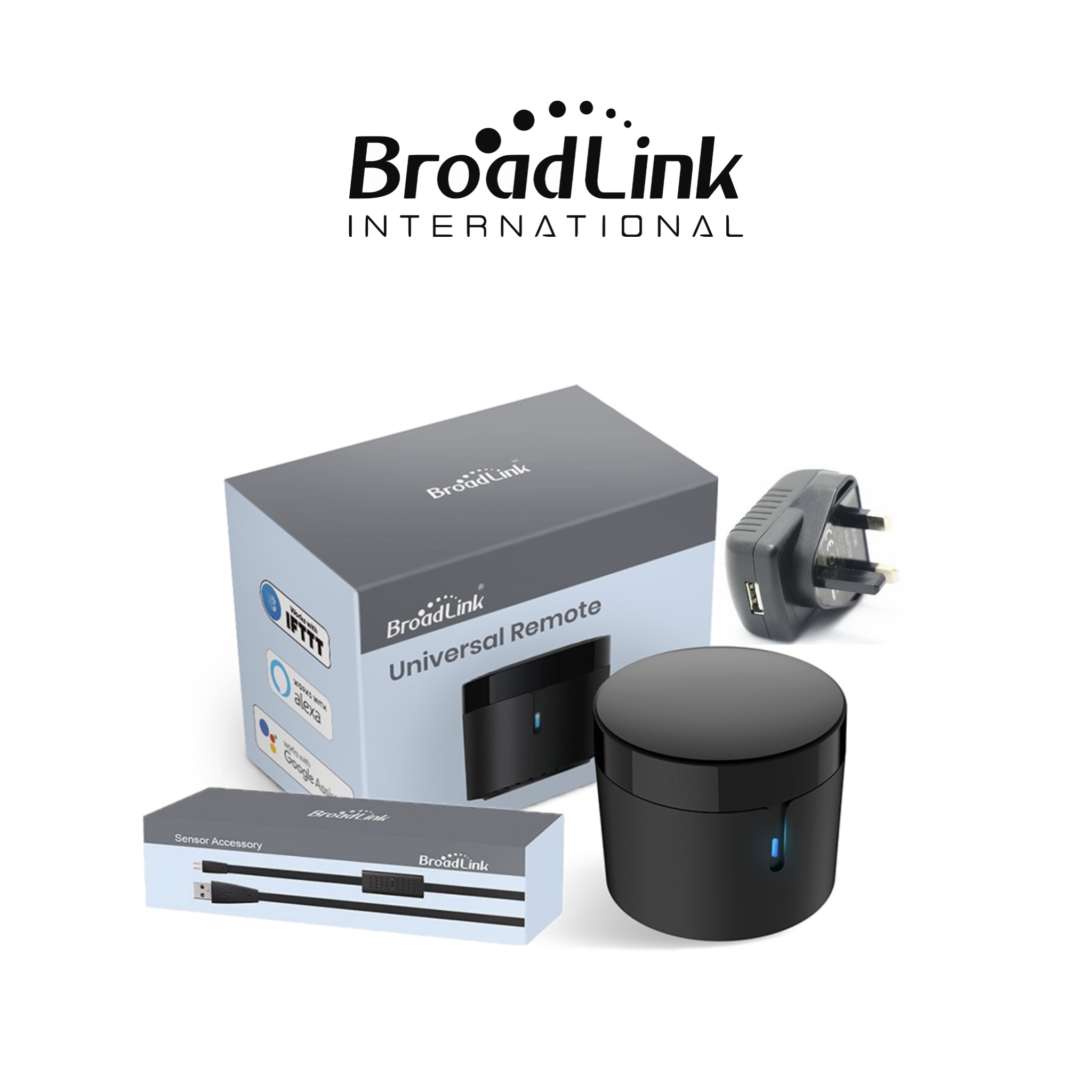 BroadLink RM4 Mini Bundle Set with HTS2 and Singapore Safety Mark ...