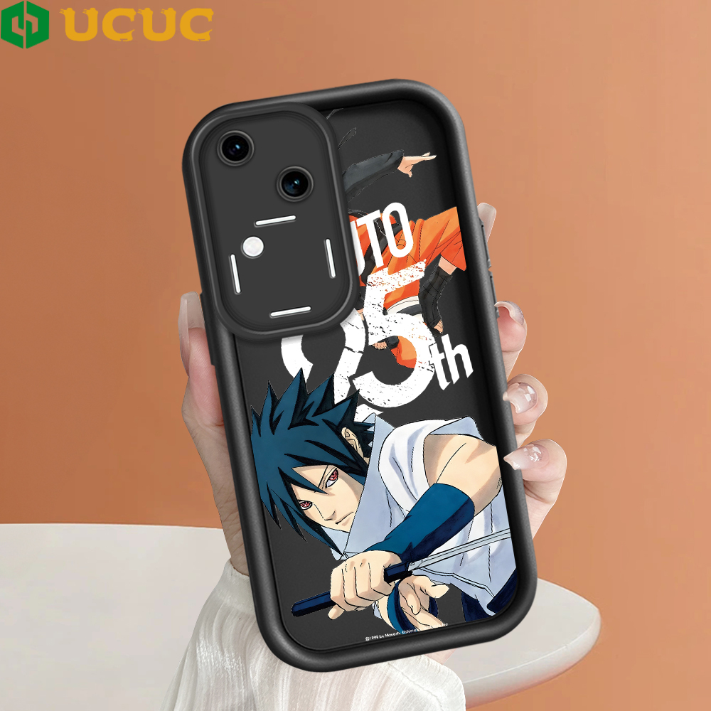 UCUC for Vivo V30 V30E V30 Pro Back Cover Naruto Characters Soft Silicone Square Ladder Phone ...