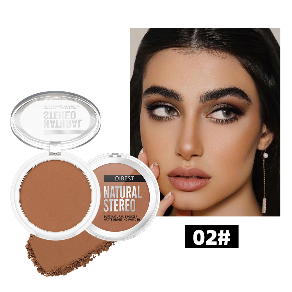 3D Bronzers Matte Wheat Contour Powder Palette Facial Makeup Natural ...