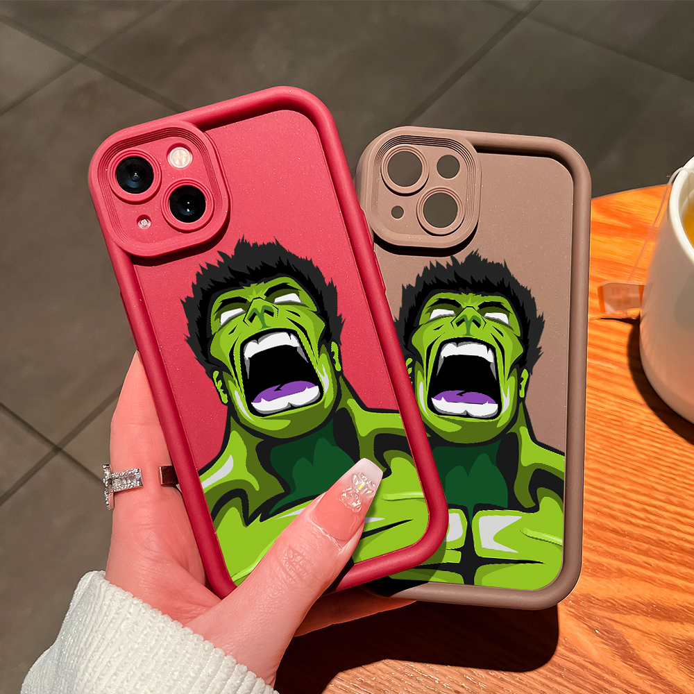 UCUC for iPhone 11 12 13 Mini 14 15 Pro Max 5S 6S 7 8 Plus SE 2020 XS Max XR Back Cover Hulk ...