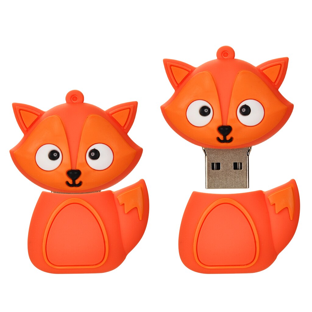 Little Fox Pen Drive 64GB Memory Stick USB Flash Drive 64GB2.0 Cartoon ...