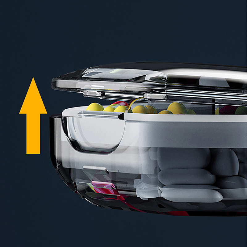 4/6 Grids Medicine Pill Storage Box Portable Travel Pill Case Vitamin ...