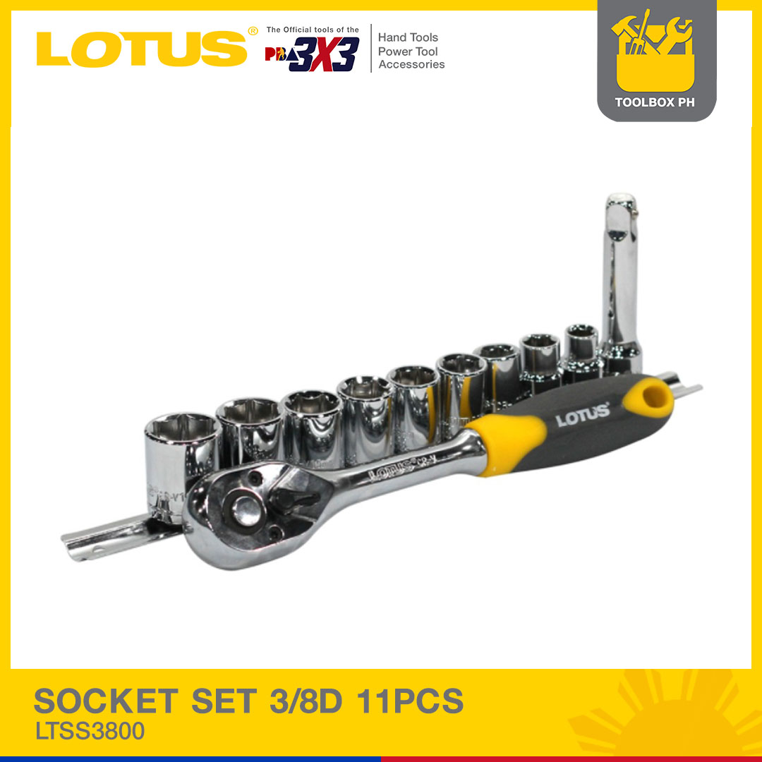 Lotus Toolbox | Socket Set CRV 11PC 3/8D LTSS3800 - Mechanic Tools ...