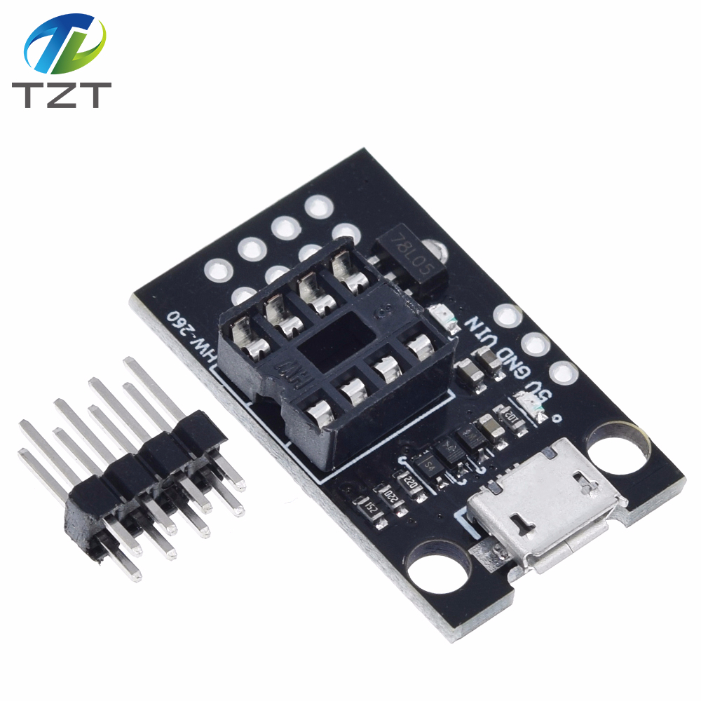 Blue Black TINY85 Digispark Kickstarter Micro Development Board ATTINY85 module for Arduino IIC ...