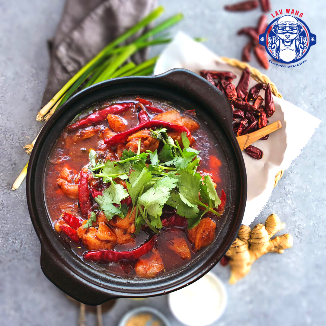 [Lau Wang Claypot Delights] Claypot Super Mala Chicken W Rice ...