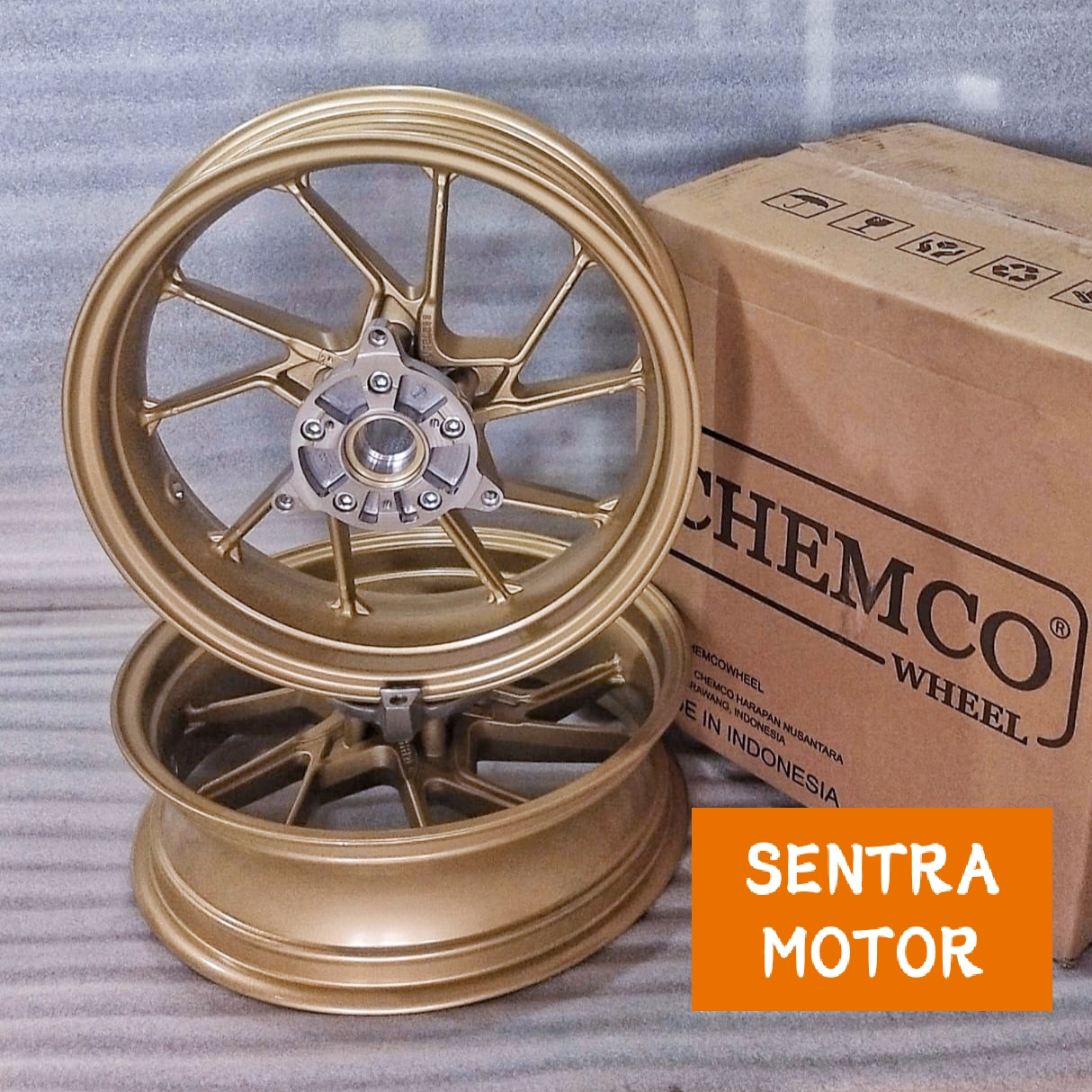 Velg Racing NMAX New 2020 Chemco Warna Gold - Velg Racing Tapak Lebar N ...