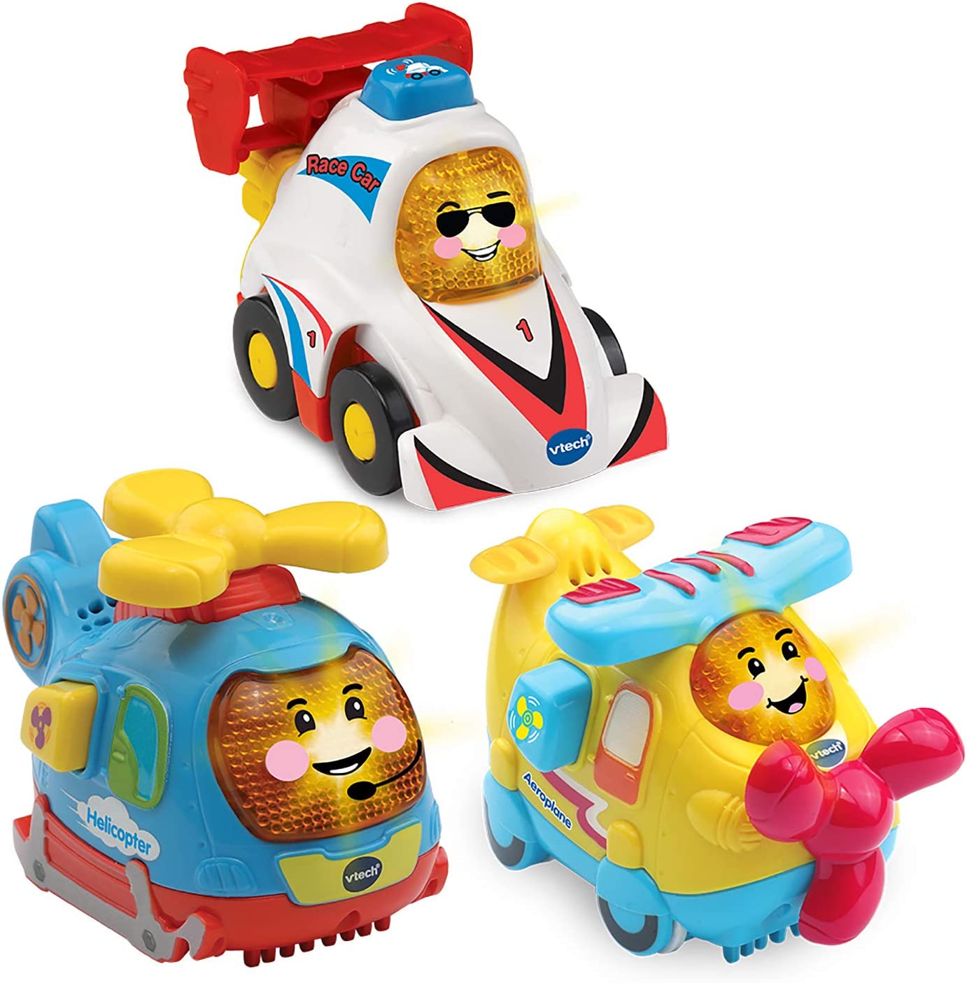 [4 Types] Vtech Toot Toot Vehicles Toy Cars 3 Pcs - 12M+ | Rescue ...