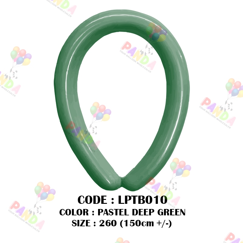 [PANDA] 260 Pastel Latex Twist Balloon Long Balloon Pastel Matt Belon ...