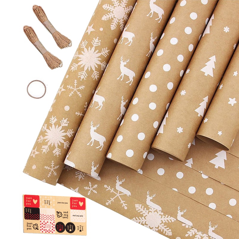 Wrapping Paper Sheets,for Christmas Birthday Party Wrapping Paper Set ...