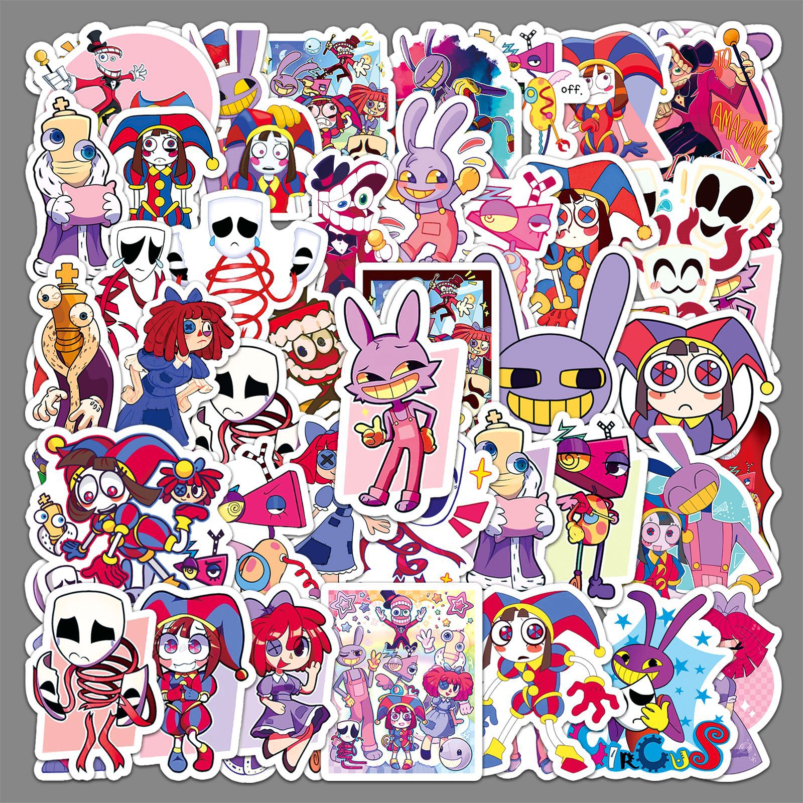 พร้อมส่งNew The Amazing Digital Circus TADC sticker ติกเกอร์คำเตือน ...