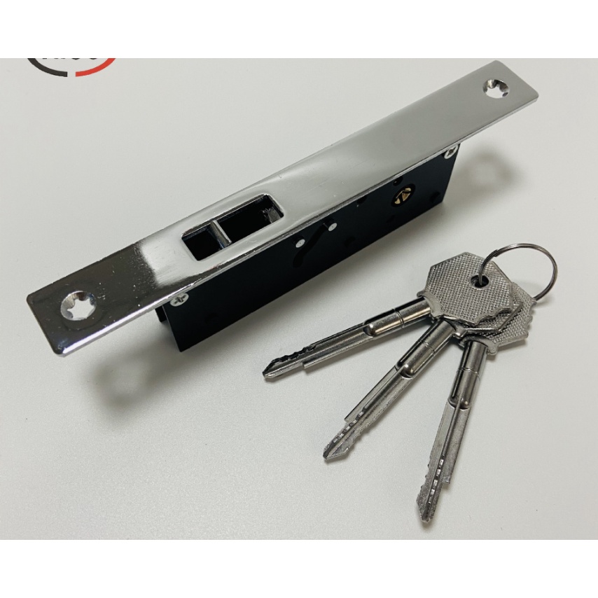 Stainless steel facing sliding door lock Cross key lock Aluminum alloy ...